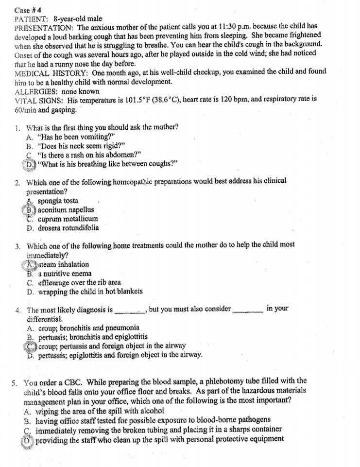 A question off the naturopathic licensing exam (NPLEX) : r/medicalschool