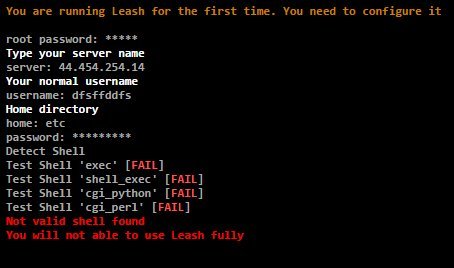 Leash Access Linux Shell From A Browser
