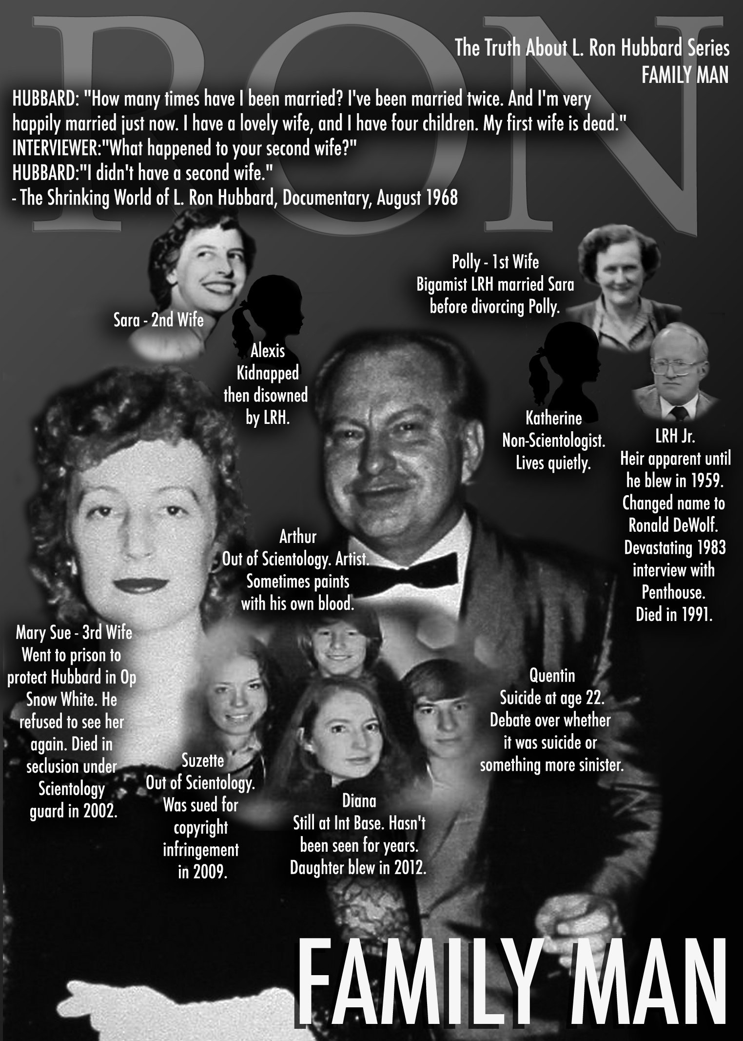 L Ron Hubbard's family ~ The Truth! | Ex Scientologist Message Board